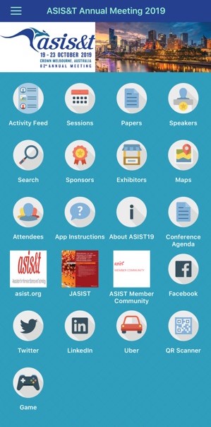 #ASIST19 Mobile App - Association for Information Science and ...