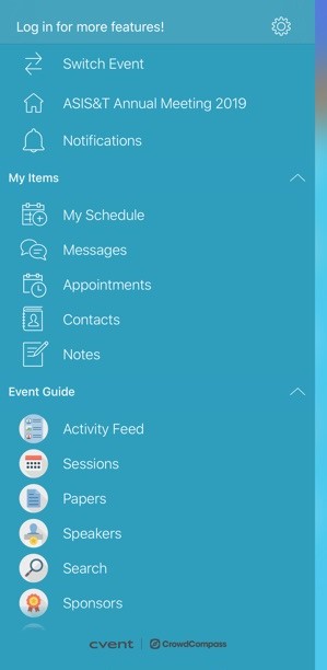 #ASIST19 Mobile App - Association for Information Science and ...