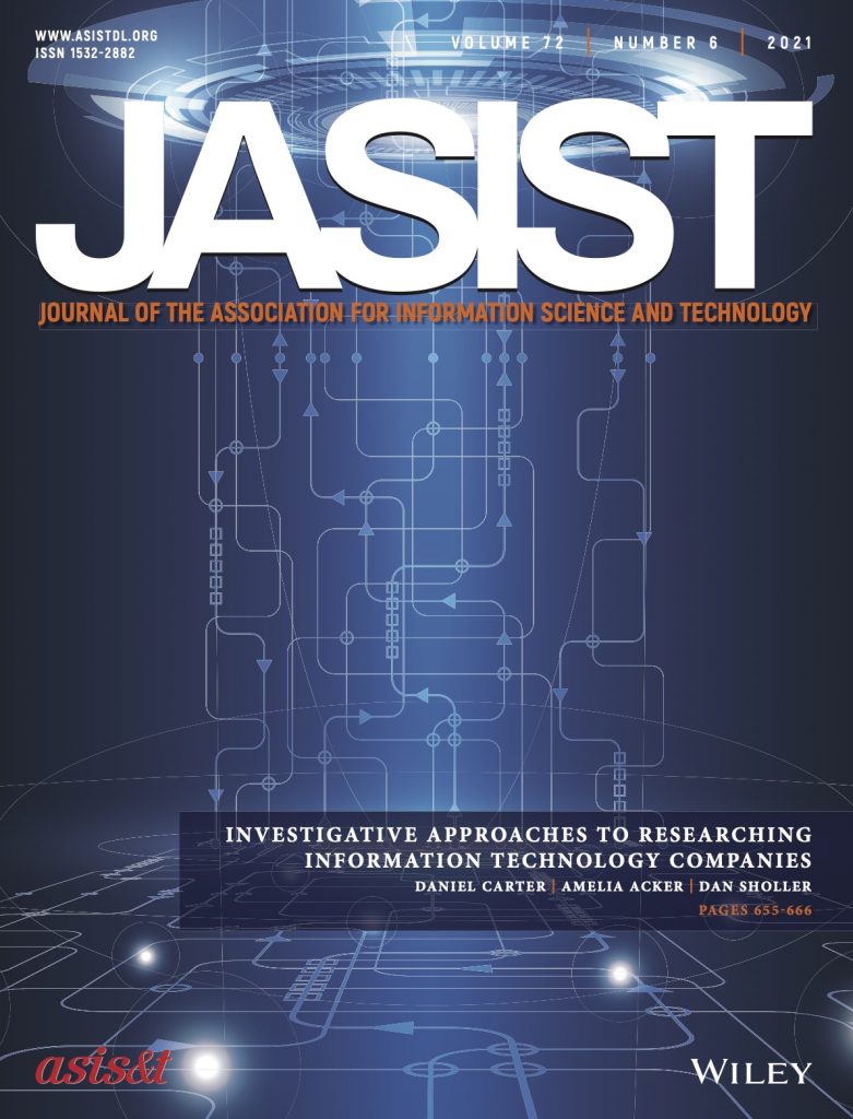 New From JASIST - Association for Information Science and Technology ...