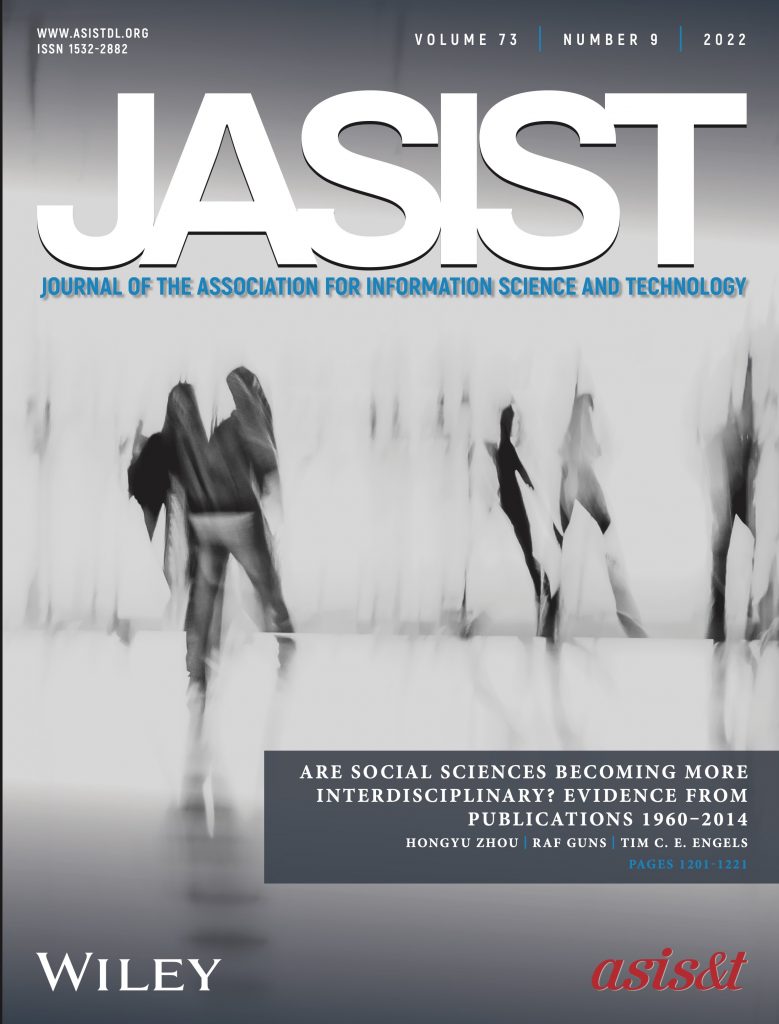 New From JASIST, September 2022 - Association for Information Science ...