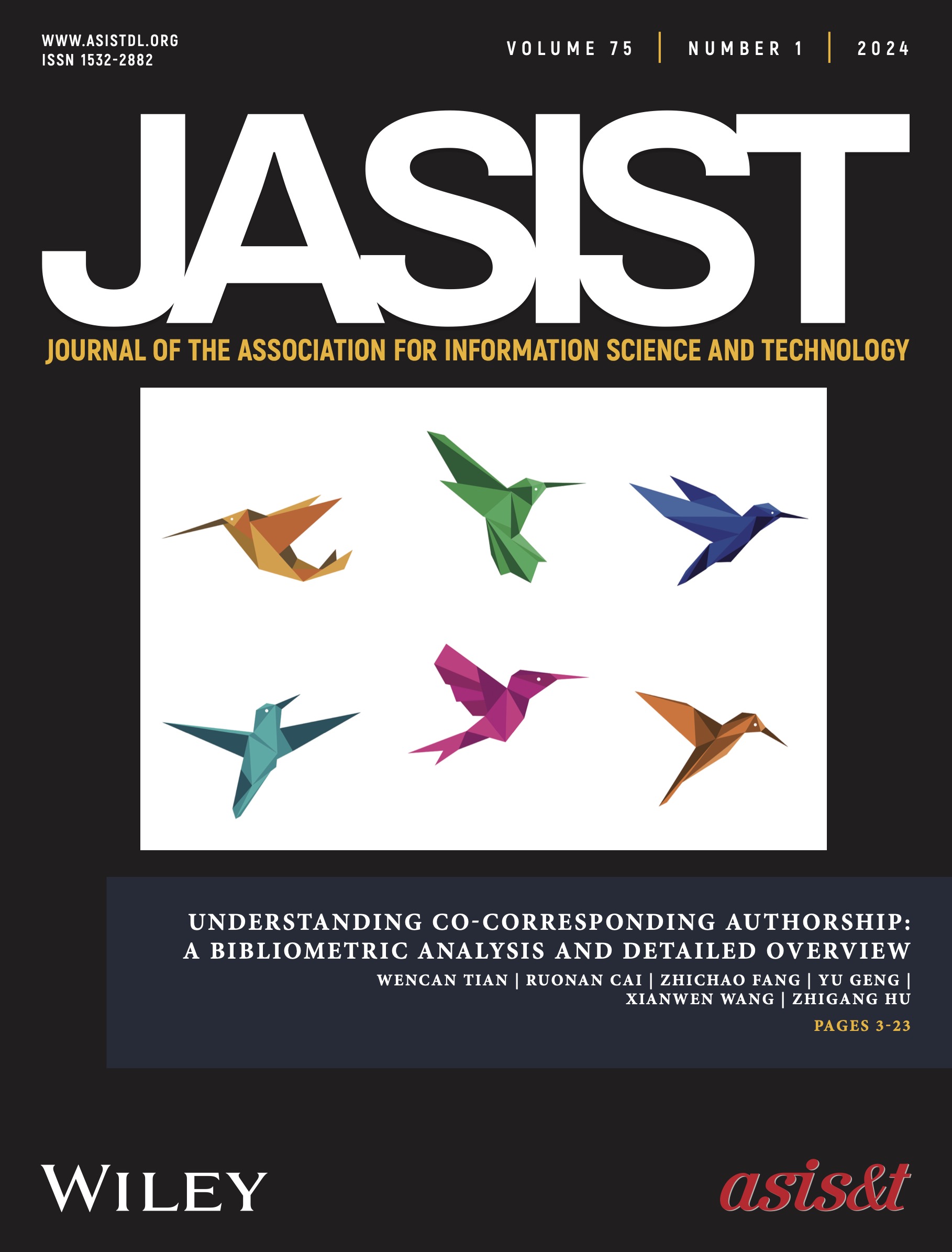 New From JASIST, January 2024 - Association for Information Science and ...