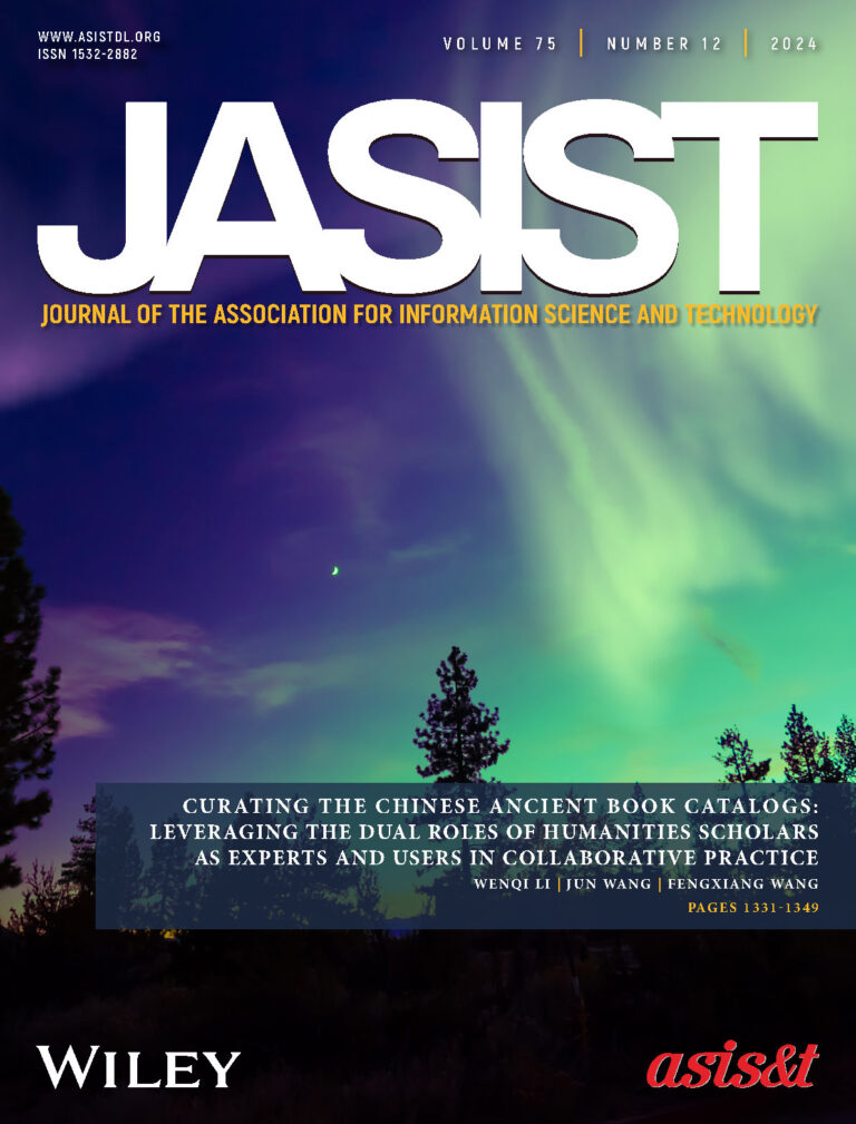 New from JASIST, January 2025 - Association for Information Science and ...