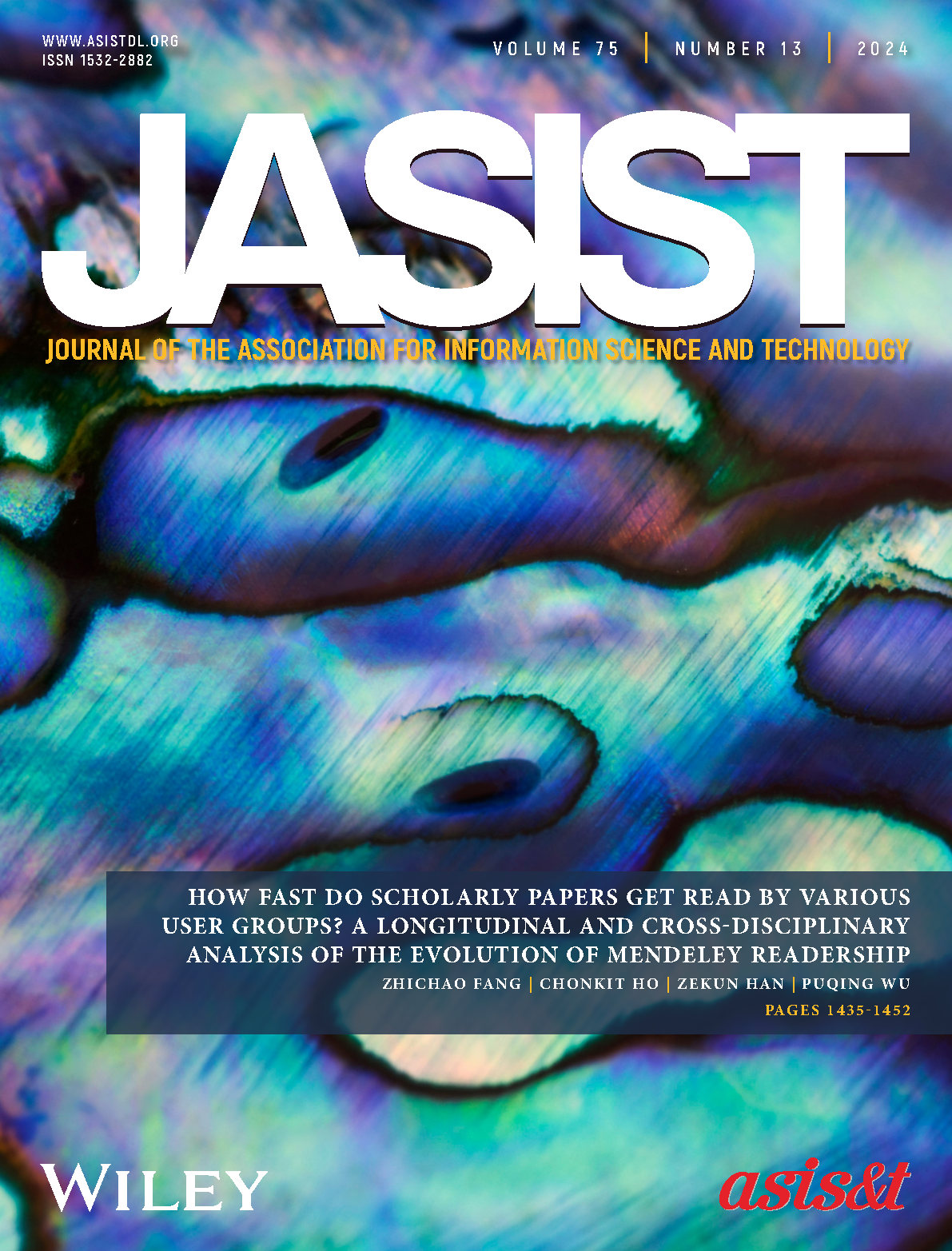 New from JASIST, January 2025 - Association for Information Science and ...