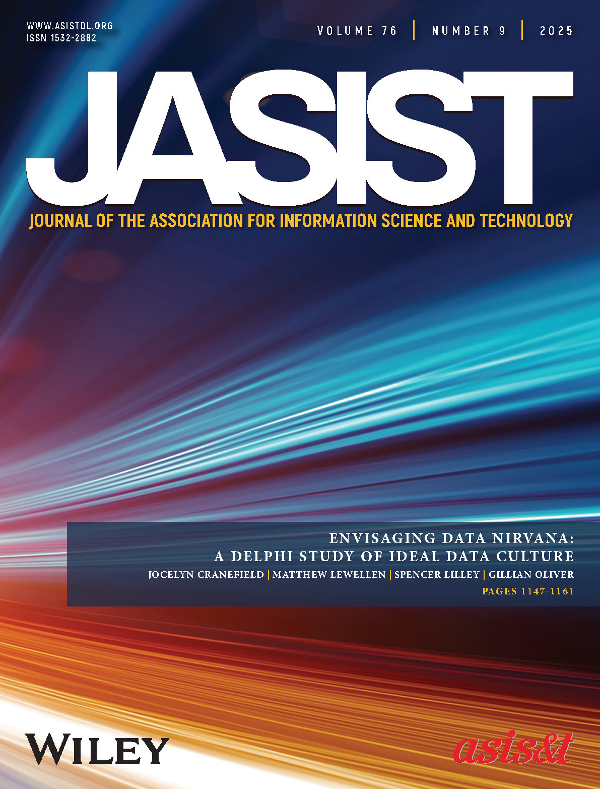 New from JASIST, September 2025 - Association for Information Science ...