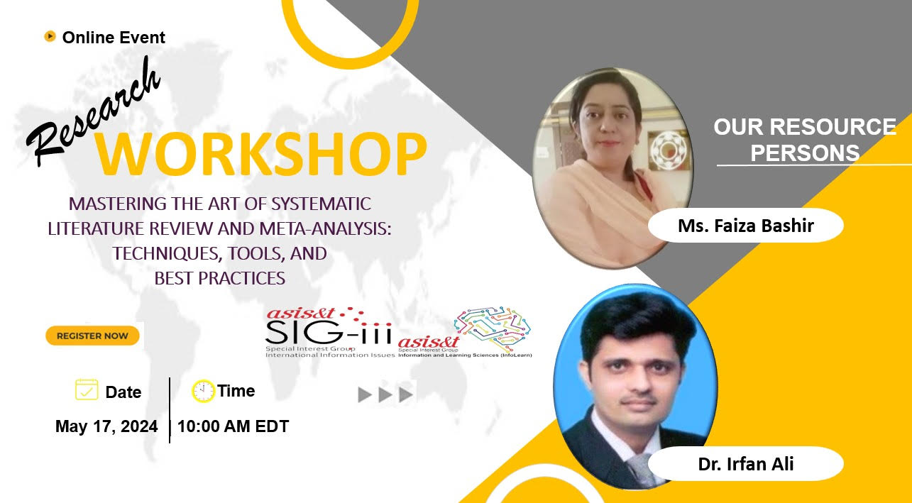 Mastering the Art of Systematic Literature Review and Meta-Analysis ... Mastering the Art of Systematic Literature Review and Meta-Analysis ...